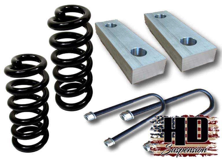 Chevrolet C10 2" Drop Coils & 4" Lowering Blocks W/ U-Bolts